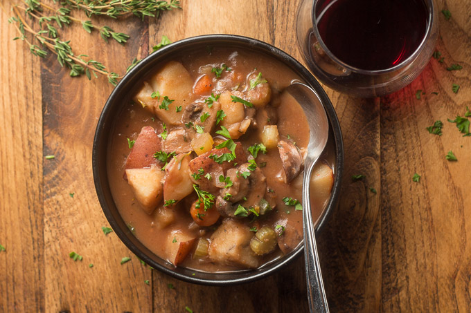 (Recipe) Portobello Vegan Beef(less) Stew