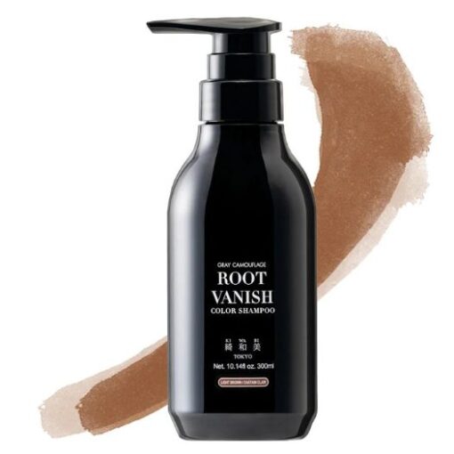 Root Vanish Hair Color Shampoo for Gray Hair- Kiwabi