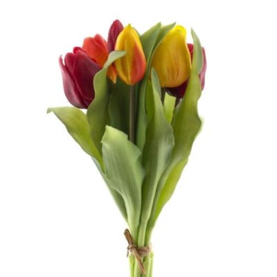Vermeer Tulips Red/Orange - Dutch Home & Living